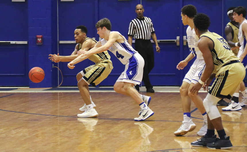 Basketball Bests Holy Cross with 4th Quarter Defense | Jesuit High ...