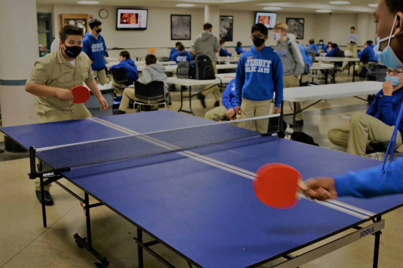 Ping-Pong Tables Cause Racket in Commons | Jesuit High School of New ...