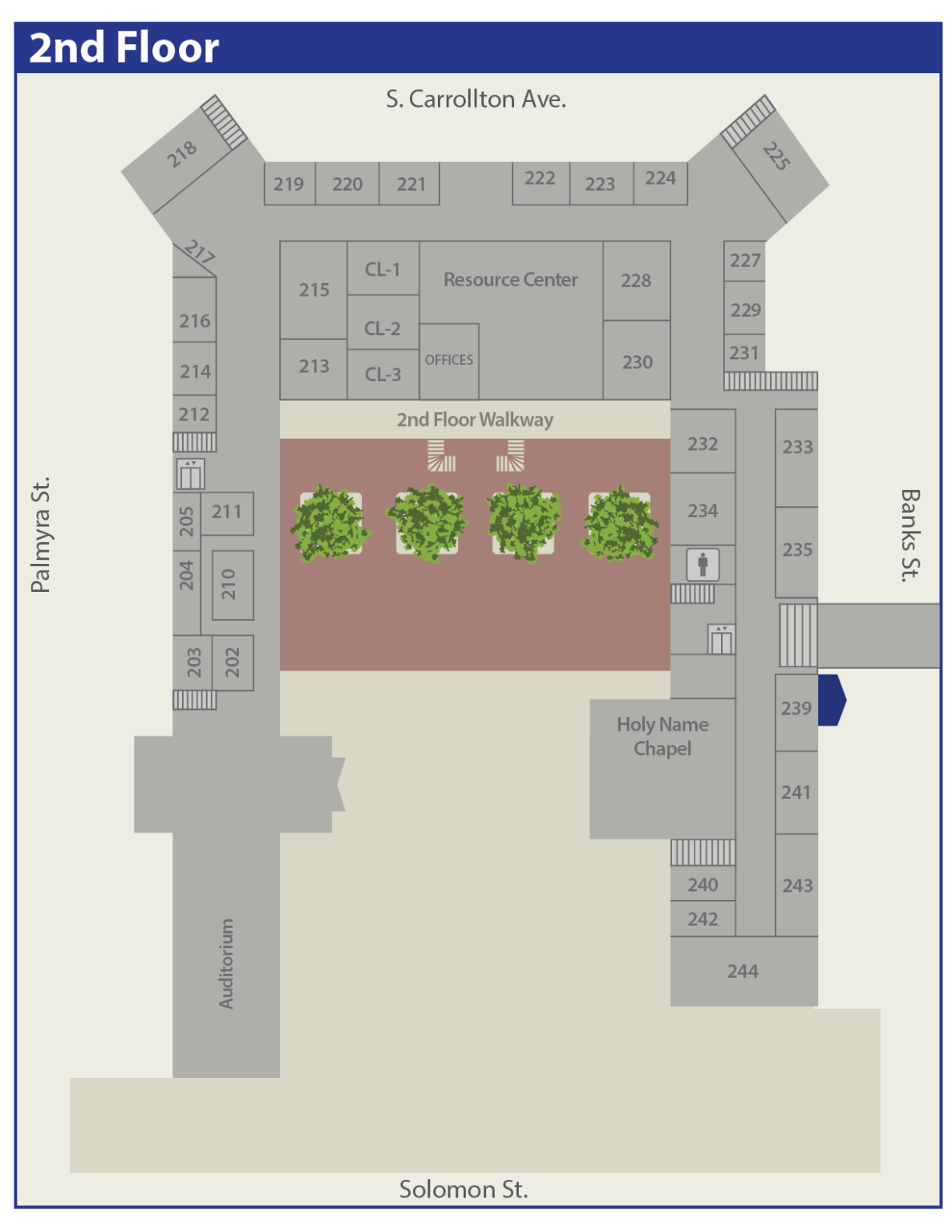 Maps | Jesuit High School of New Orleans