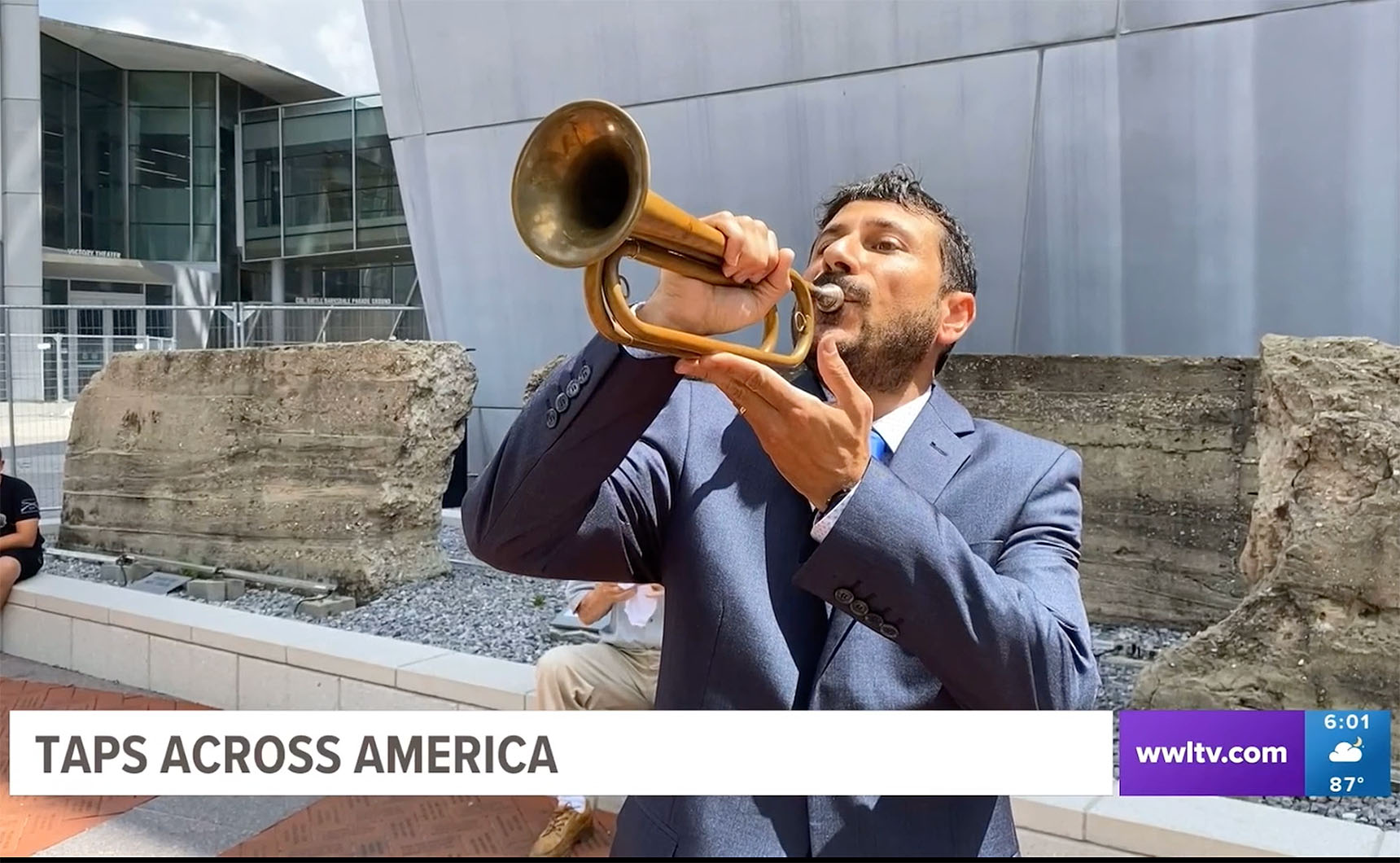 Jesuit Teacher Jason Giaccone Featured on WWLTV for Taps Across America ...