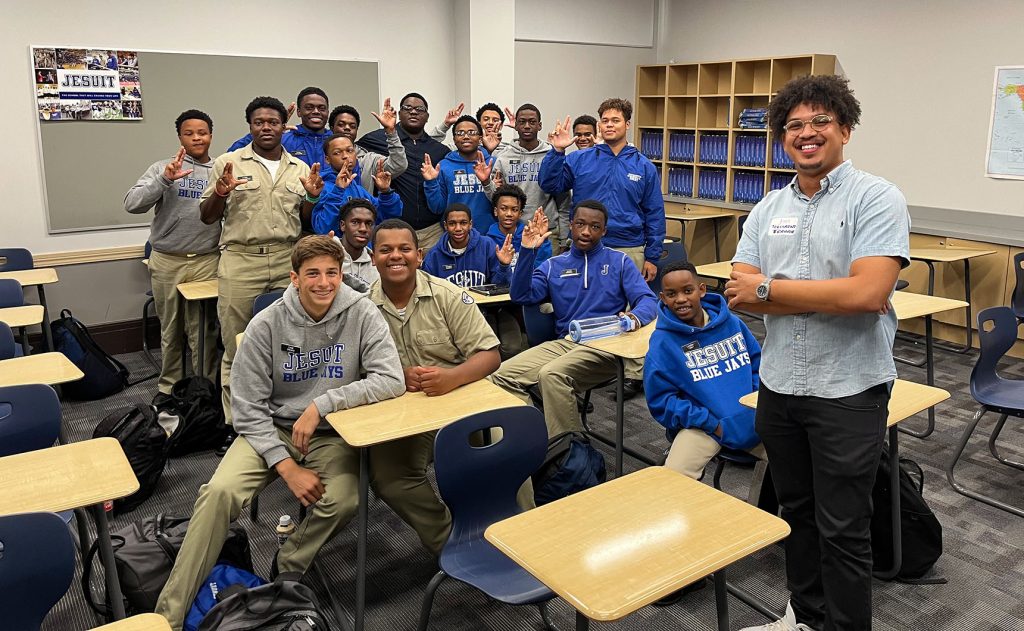 JMOC Hosts Toussaint Trahan ’14 to Begin Annual Speaker Series | Jesuit ...