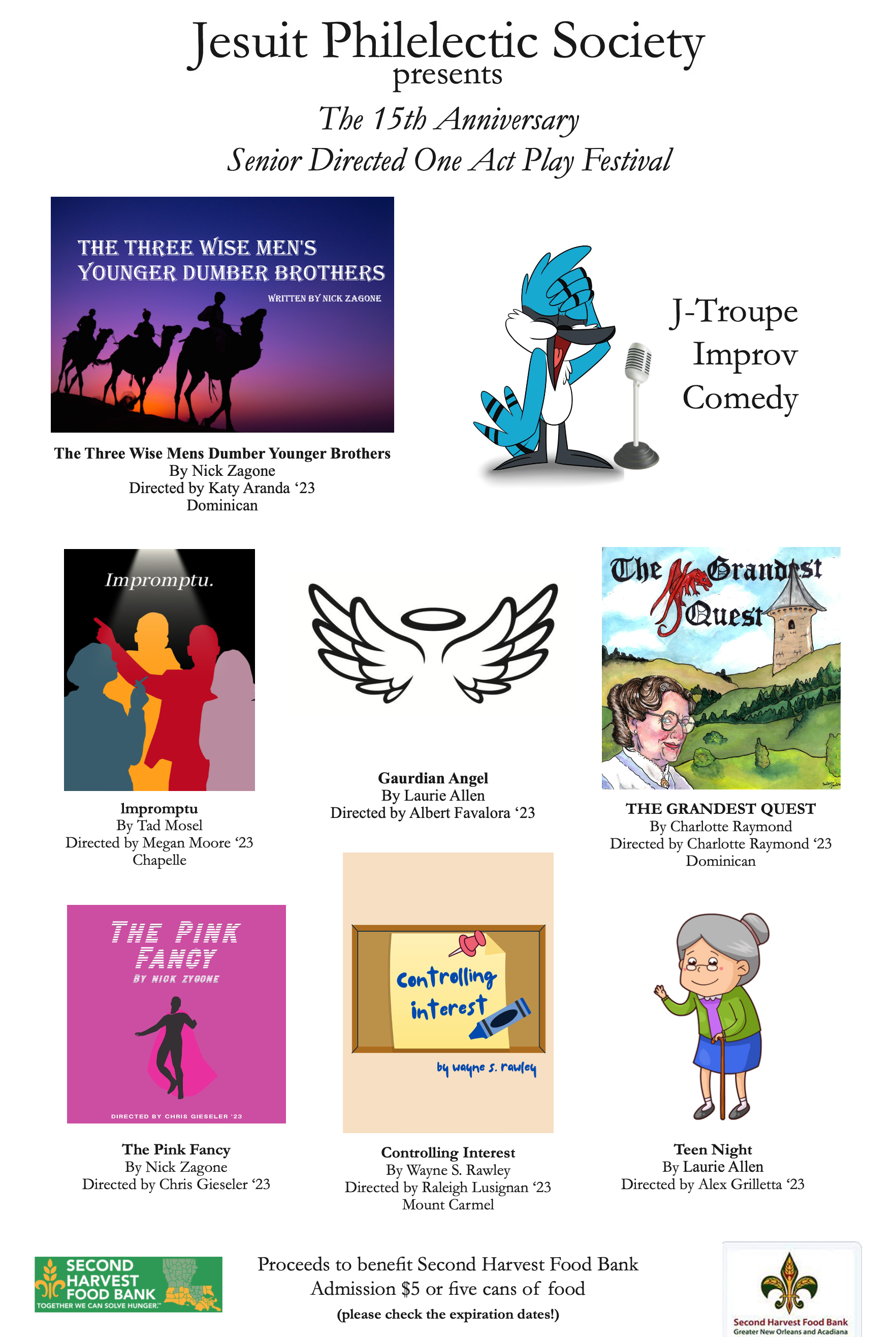 Live On Stage: 15th Senior Directed One Act Play Festival | Jesuit High ...