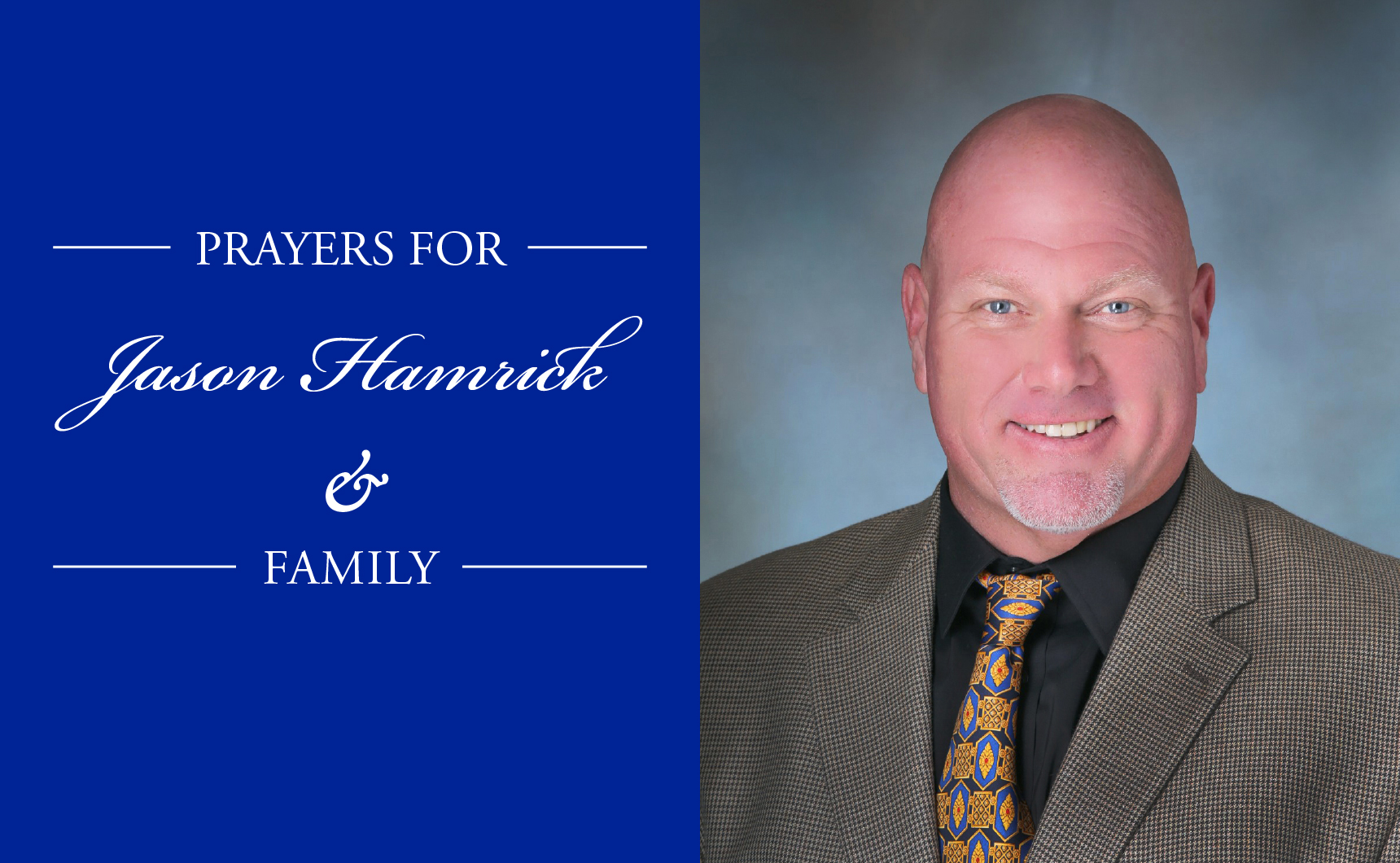 Join Us in Prayer for Jason Hamrick and Family | Jesuit High School of ...