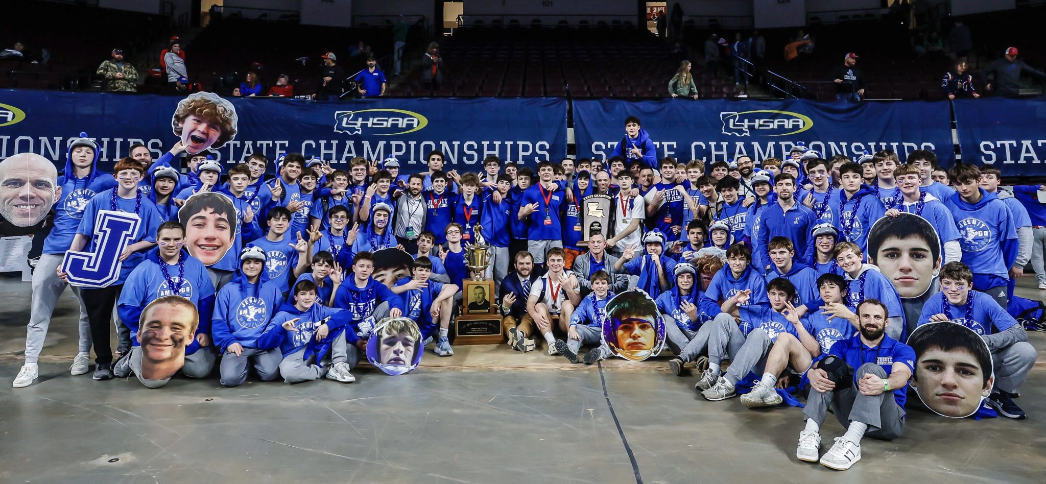 WRESTLING CLINCHES THIRD CONSECUTIVE STATE TITLE | Jesuit High School ...