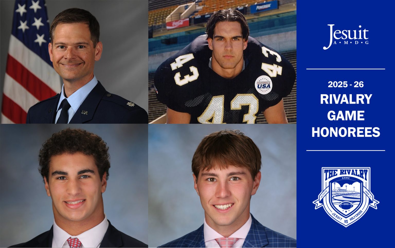 2025 Rivalry Game Honorees | Jesuit High School of New Orleans